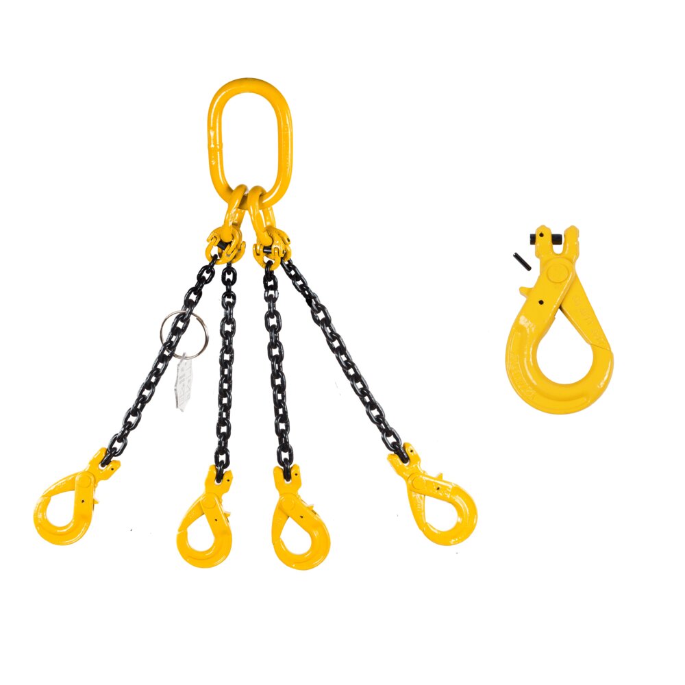 CHAIN SLING 4 LEG SELF-LOCKING HOOK | Certex Poland