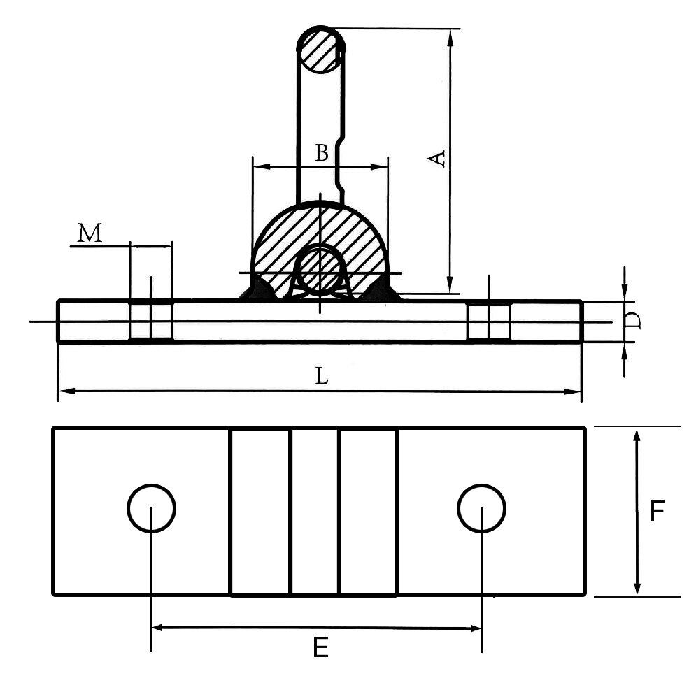 Boltable lifting eyes - Certex Poland