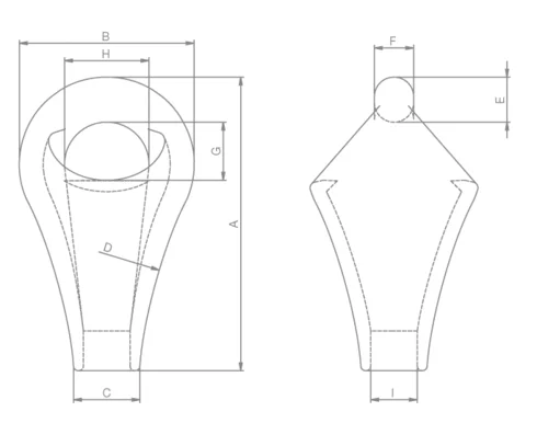Rope Pear Socket Nemag, quick release link | Certex Poland