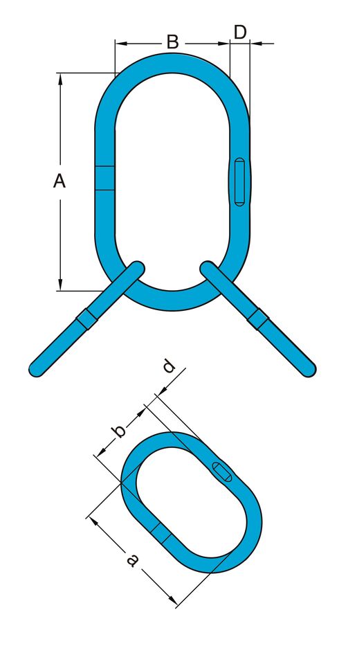 Enlarged Welded Master Link Assembly X-007 | Certex Poland
